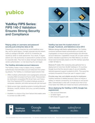 Yubikey solution-brief-fips-r4-1 | PDF | Operating Systems | Computer Software and Applications