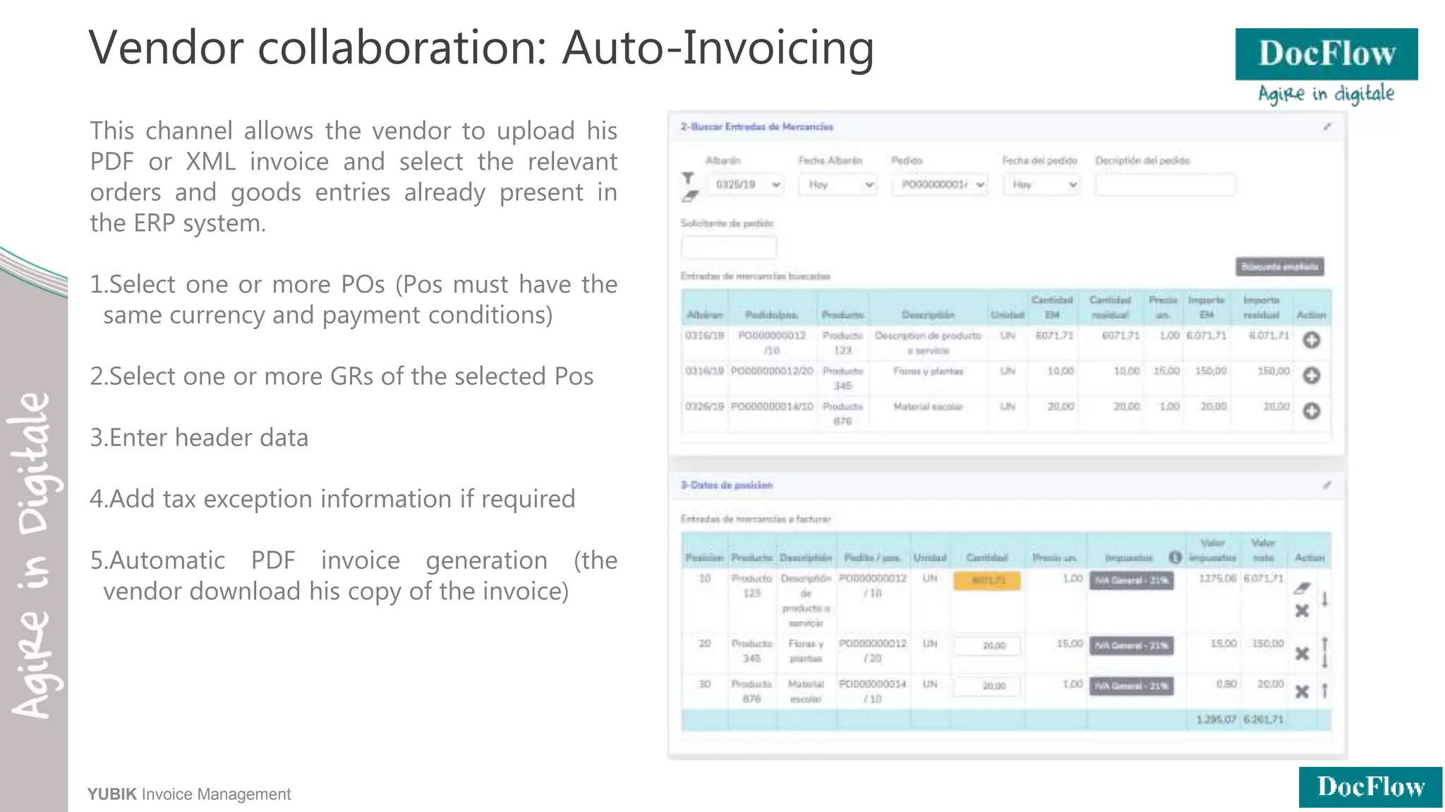 YUBIK INVOICE MANAGEMENT | PPT