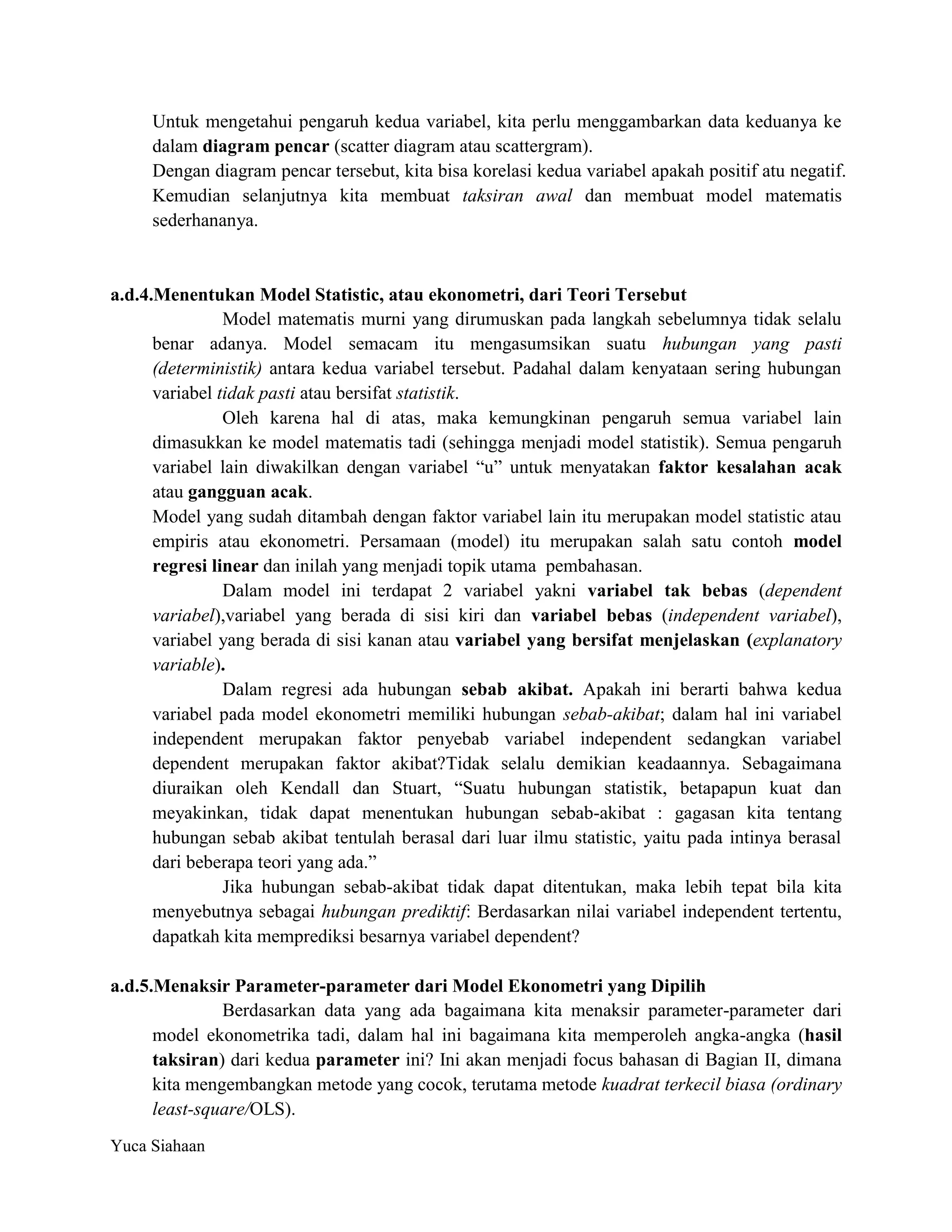 Hakikat dan Ruang Lingkup Ekonometrika | PDF