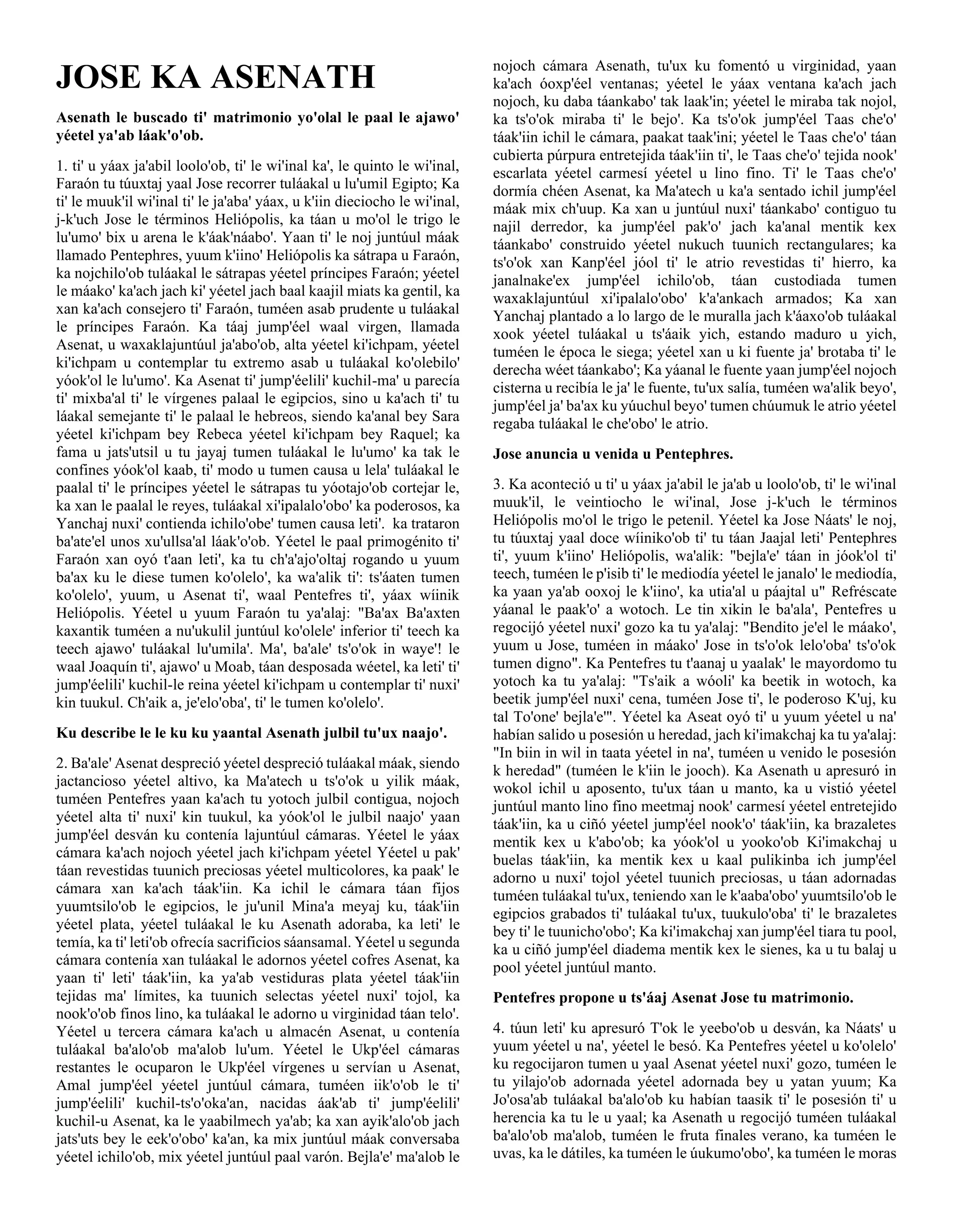 Yucatec Maya - Joseph and Asenath by E.W. Brooks.pdf