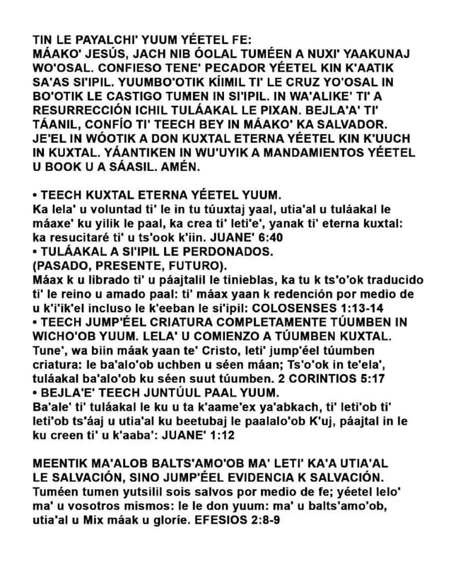 Yucatec Maya Gospel Tract - ONLY JESUS CHRIST SAVES.pdf