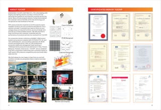 Yuchip led display catalogue | PDF
