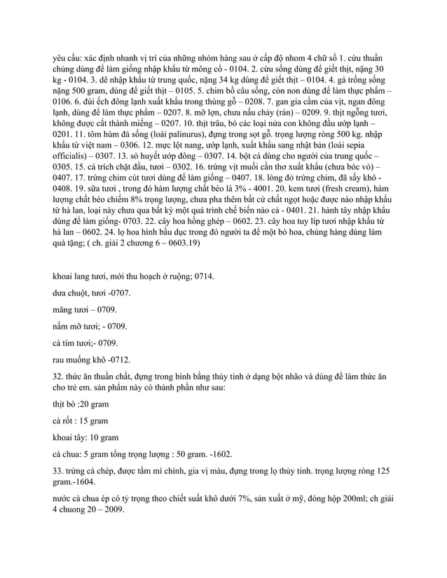 phan loại hang hoa xuat nhap khau ma hss | PDF