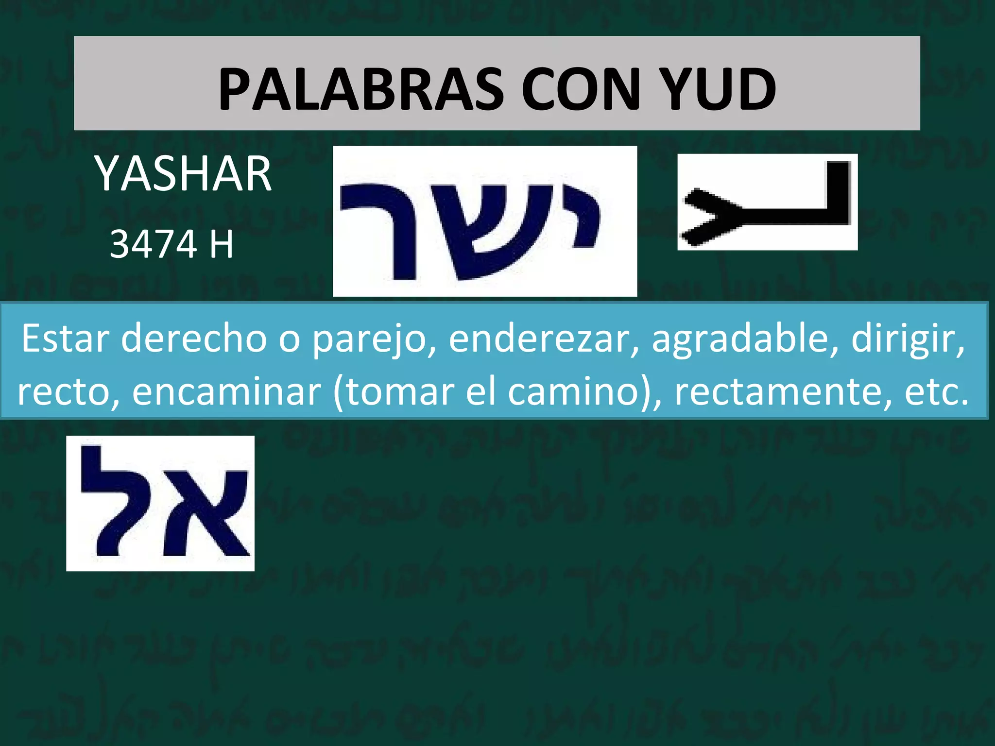 YUD - Significado Profundo de la Decima Letra del Hebreo | PPT