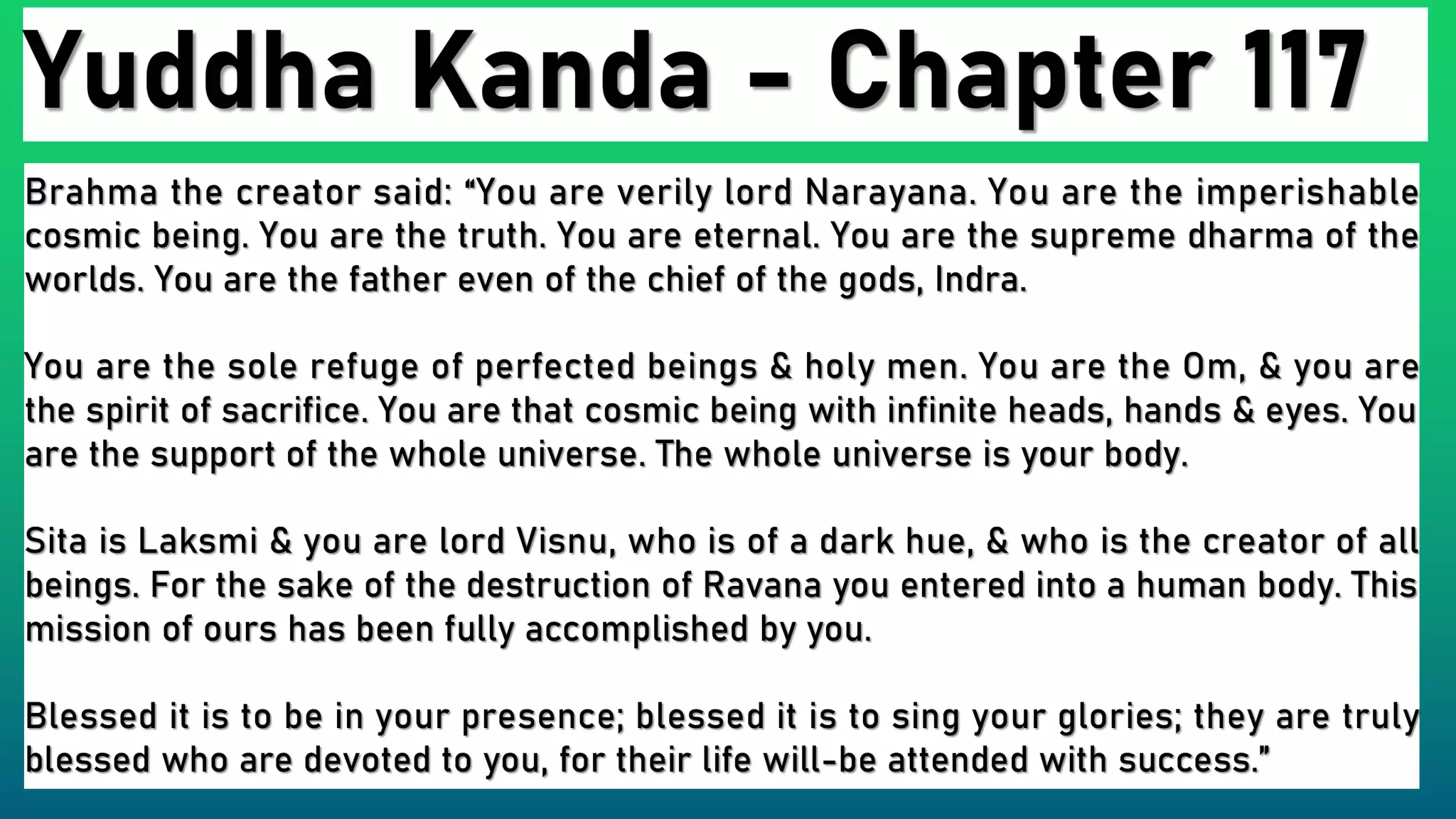 Valmiki Ramayana Online Class - Yuddha Kanda, Session 31 | PDF ...