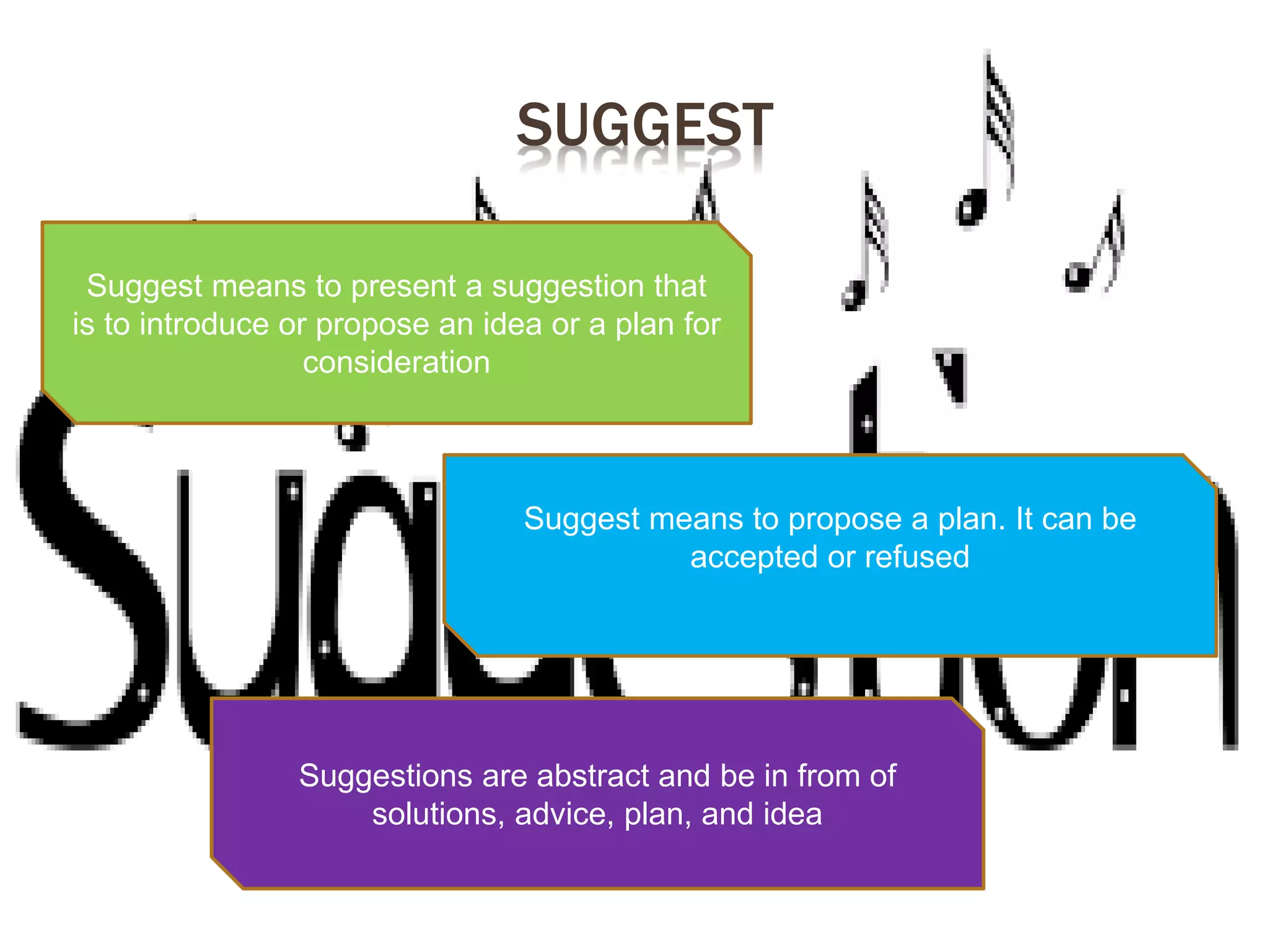 Suggest and Offer | PPTX