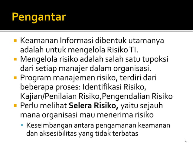 Strategi dan Penerapan Manajemen Risiko Keamanan Informasi PSE Layanan Publik | PDF