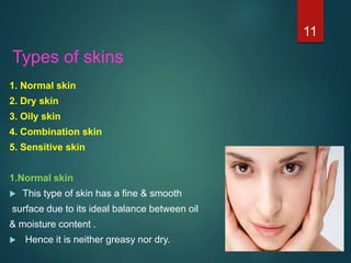 PHYSIOLOGY OF SKIN AND COSMETICS | PPTX