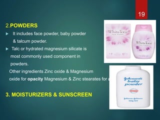 PHYSIOLOGY OF SKIN AND COSMETICS | PPTX