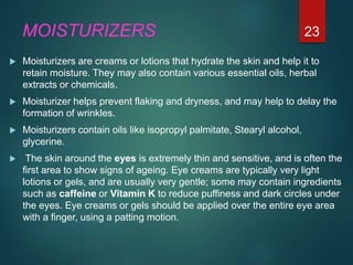 PHYSIOLOGY OF SKIN AND COSMETICS | PPTX