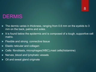 PHYSIOLOGY OF SKIN AND COSMETICS | PPTX