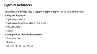 Admixture uses in concrete technology cement | PPTX