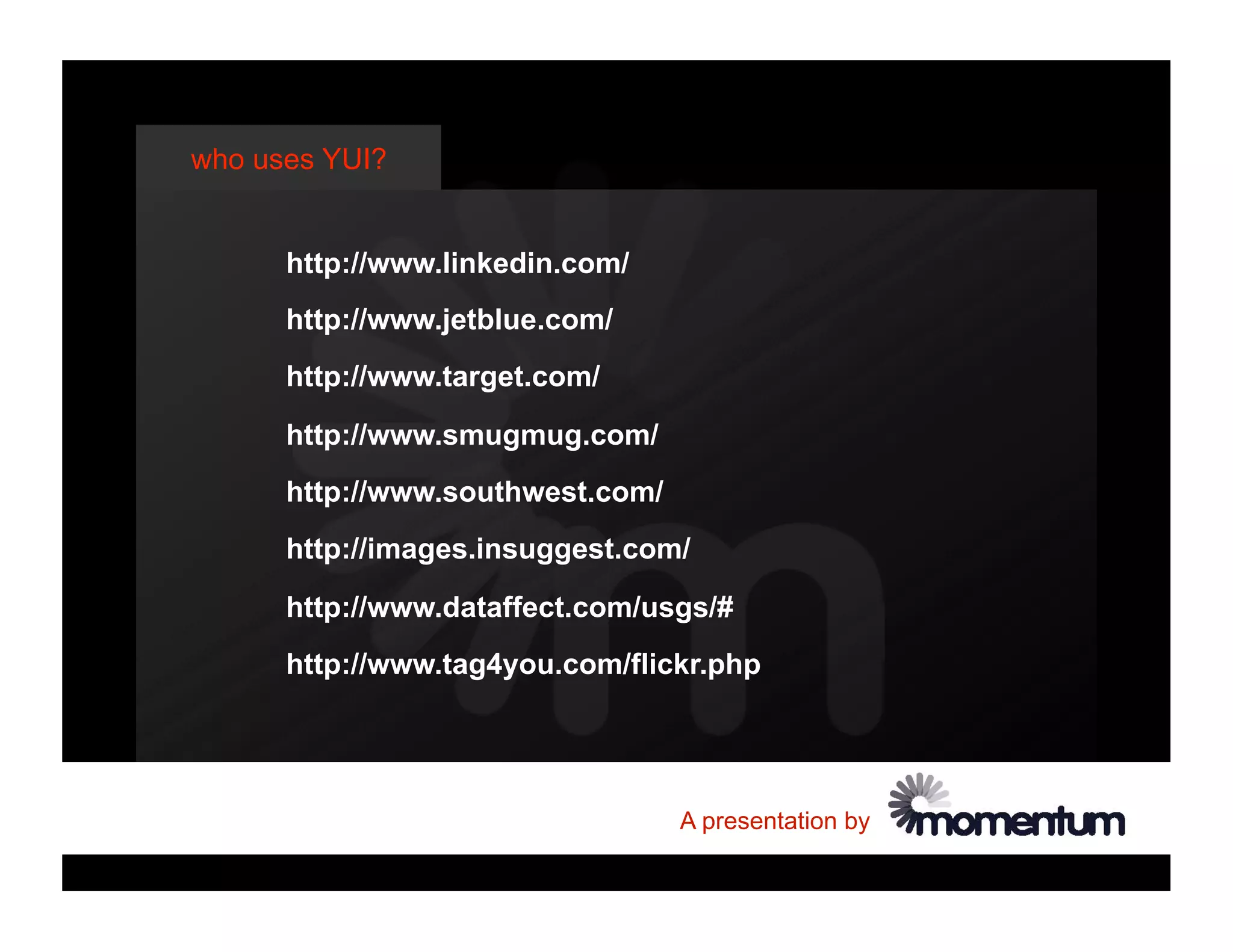 Yui- Yahoo! User Interface Library | PDF