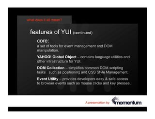 Yui- Yahoo! User Interface Library | PDF