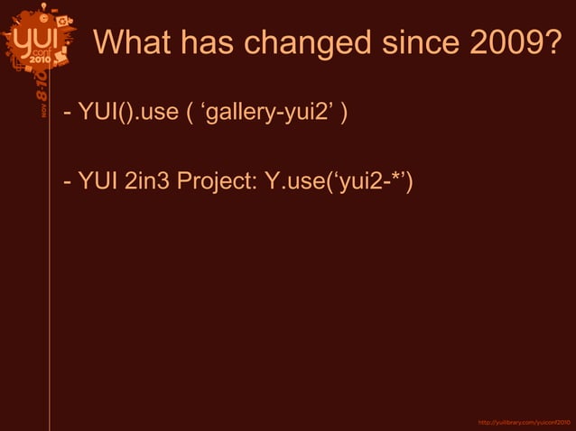 YUI 3 Loading Strategies - YUIConf2010 | PPT