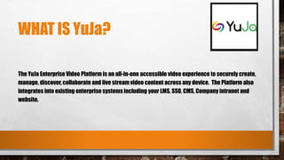 Yuja the best, Don't just Yuja (D2L Connection Colorado) | PPT