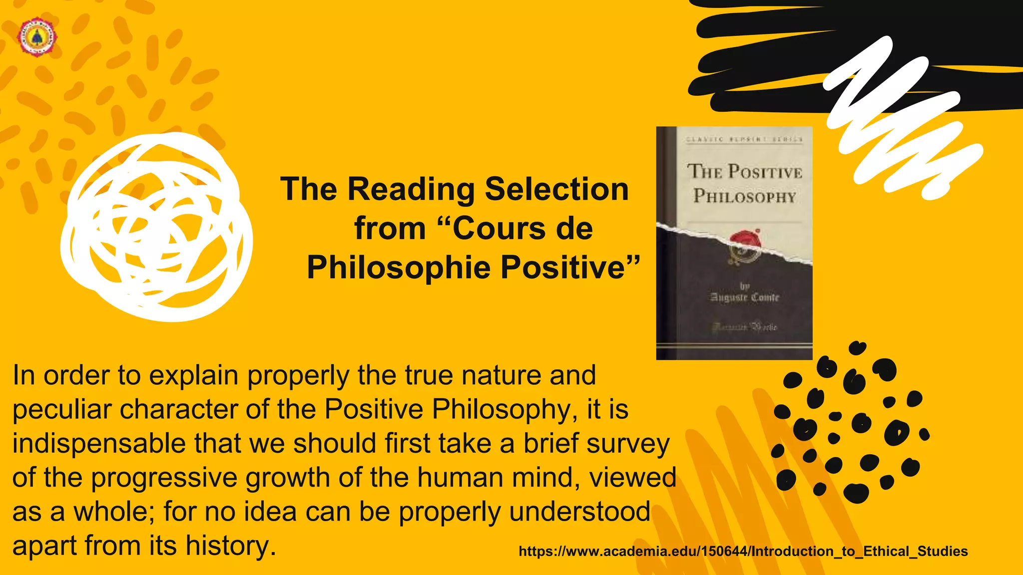 Chapter 8 - Positive Philosophy | PPTX