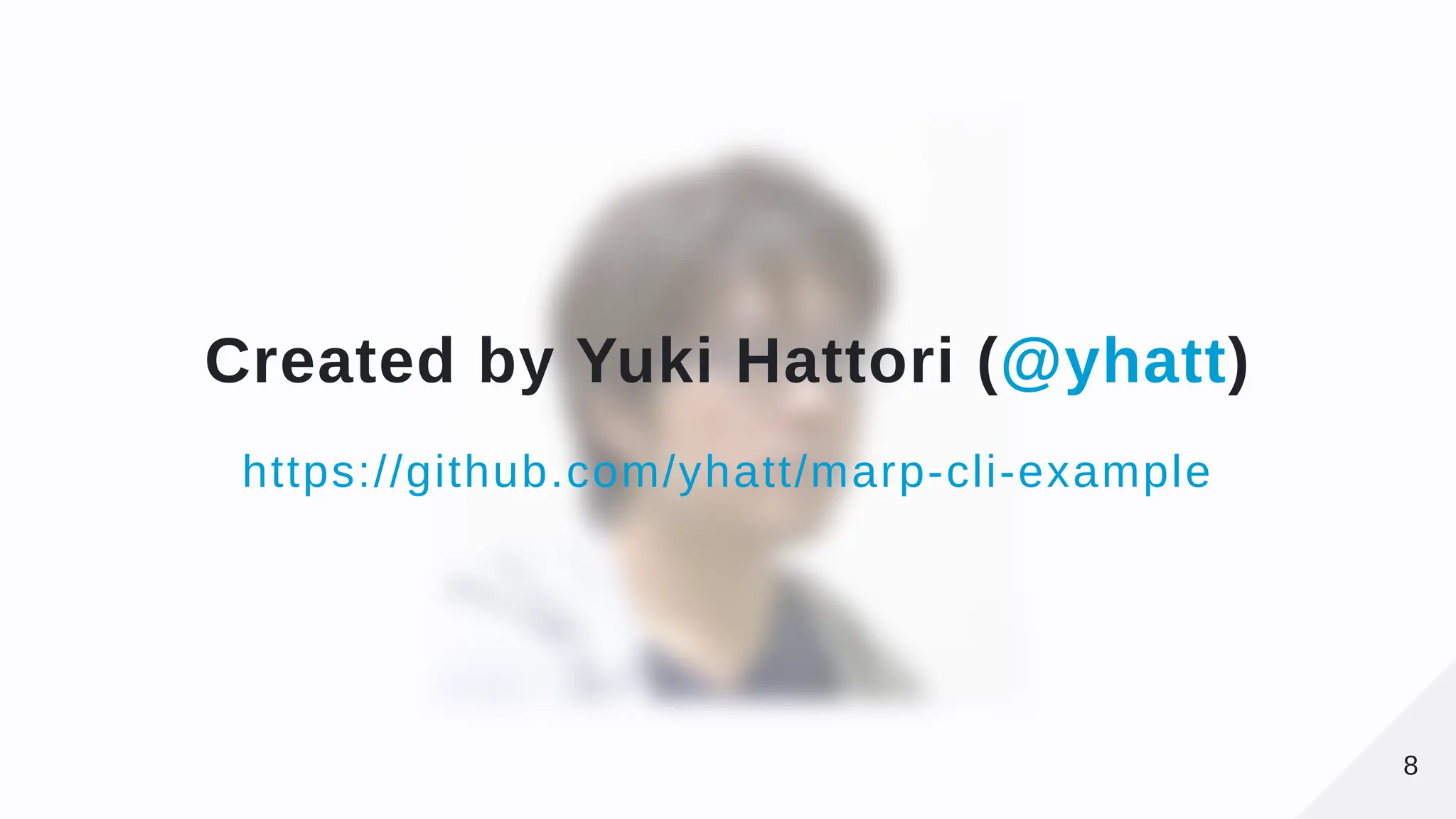 Simple Example of creating Slide for presentation using MARP | PPT