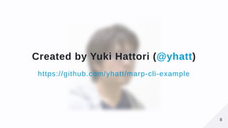 Simple Example of creating Slide for presentation using MARP | PPT