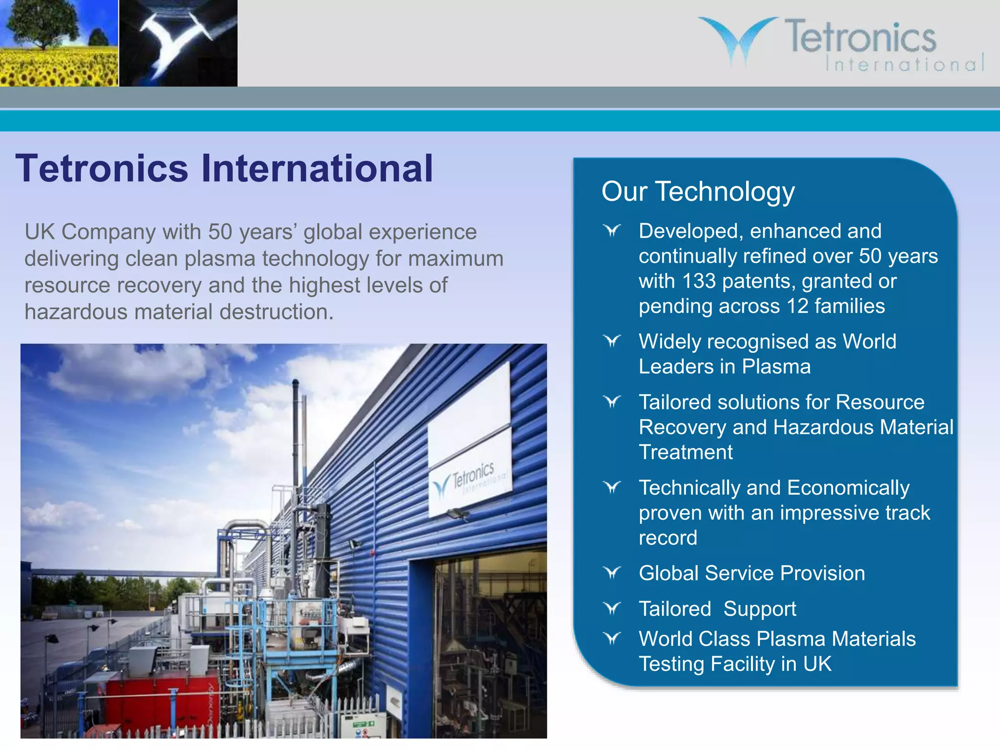 Plasma Treatment of Air Pollution Control Residues | PPTX