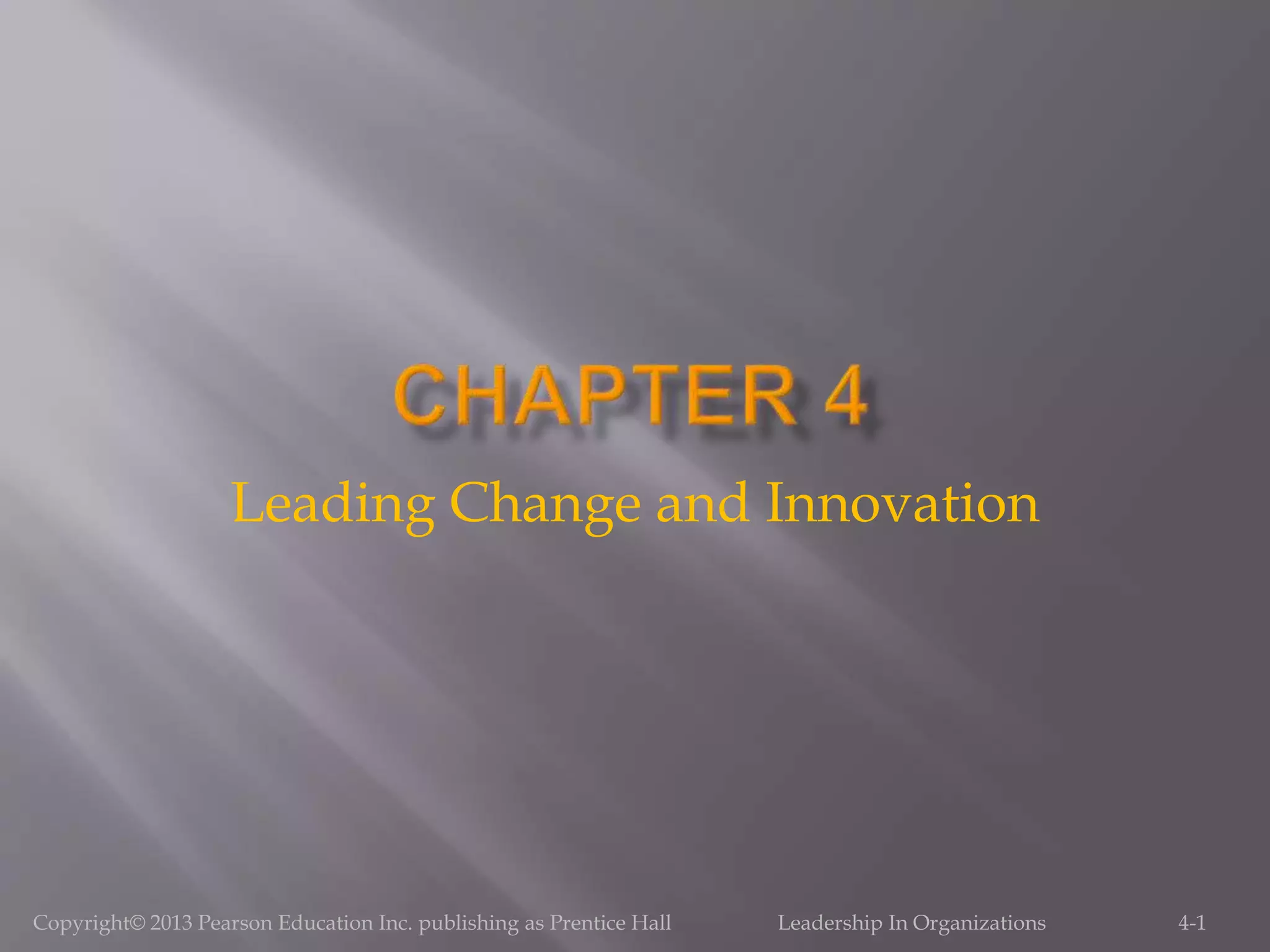 LEAD 701 Yukl chapter04 | PPT