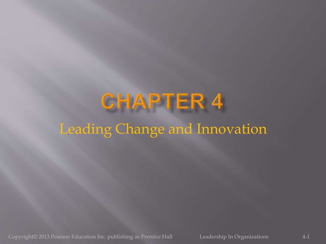 LEAD 701 Yukl chapter04 | PPT