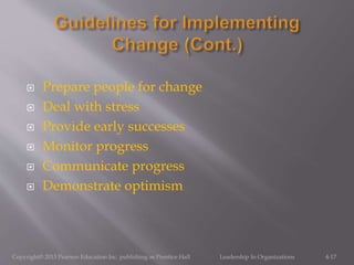 LEAD 701 Yukl chapter04 | PPT