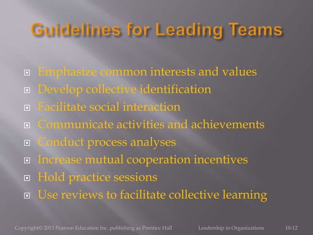 Yukl chapter 10 | PPTX