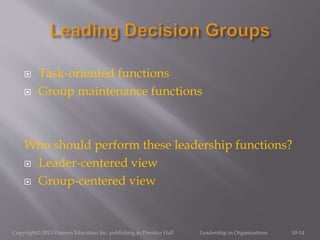 Yukl chapter 10 | PPTX