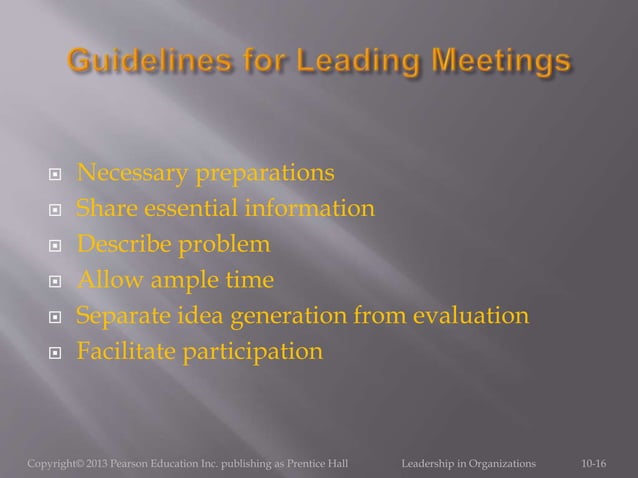 Yukl chapter 10 | PPTX