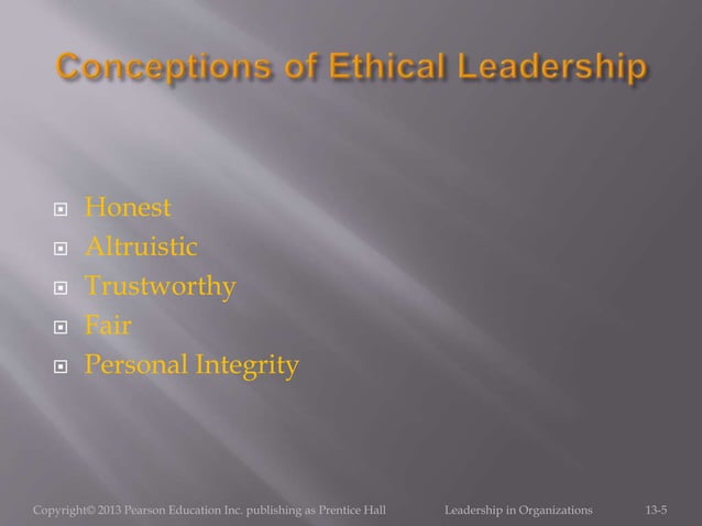 Yukl chapter 13 | PPTX