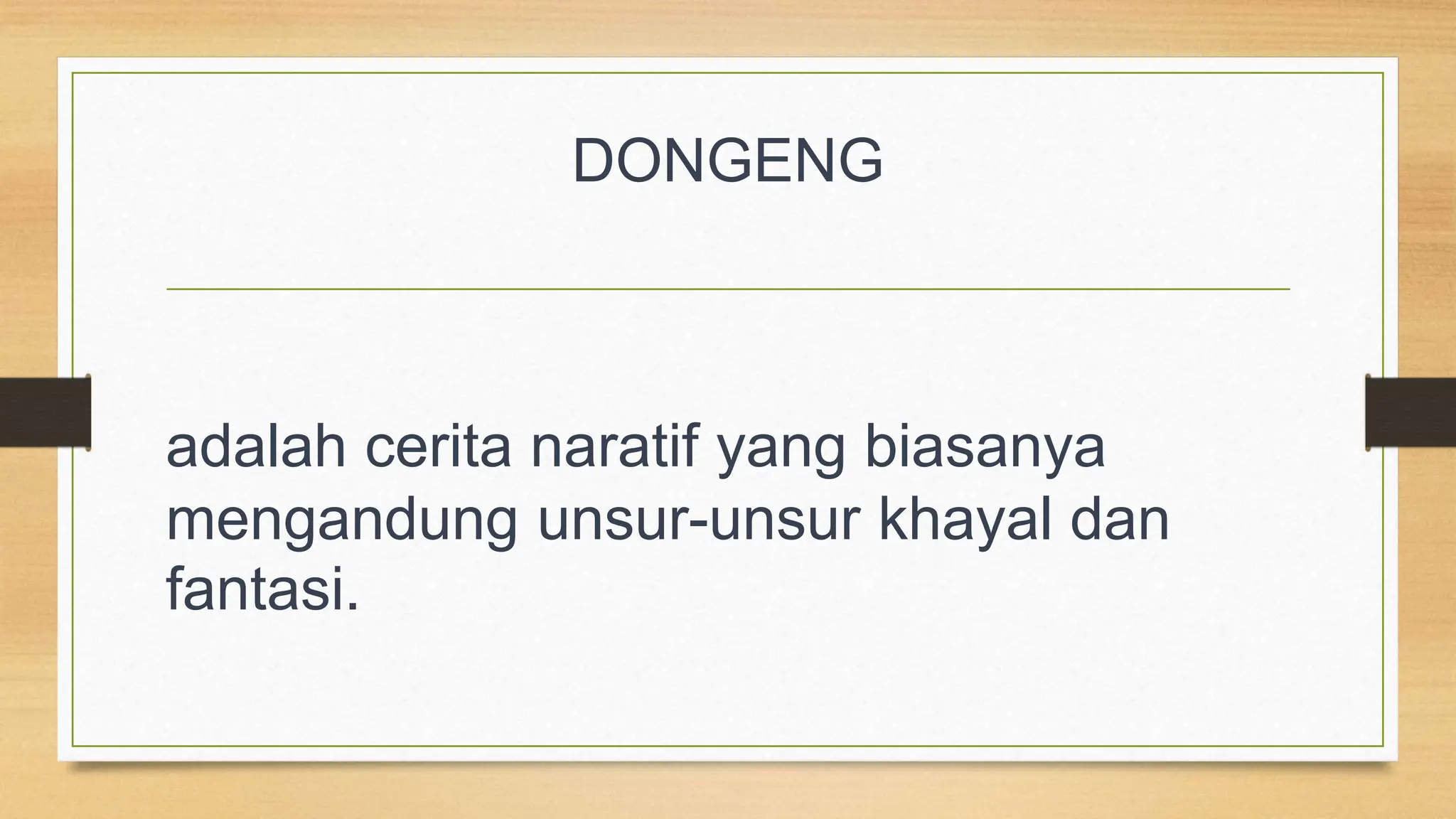 PPT mendongeng untuk anak usia dini, dengan tekhnik dan strategi | PPTX