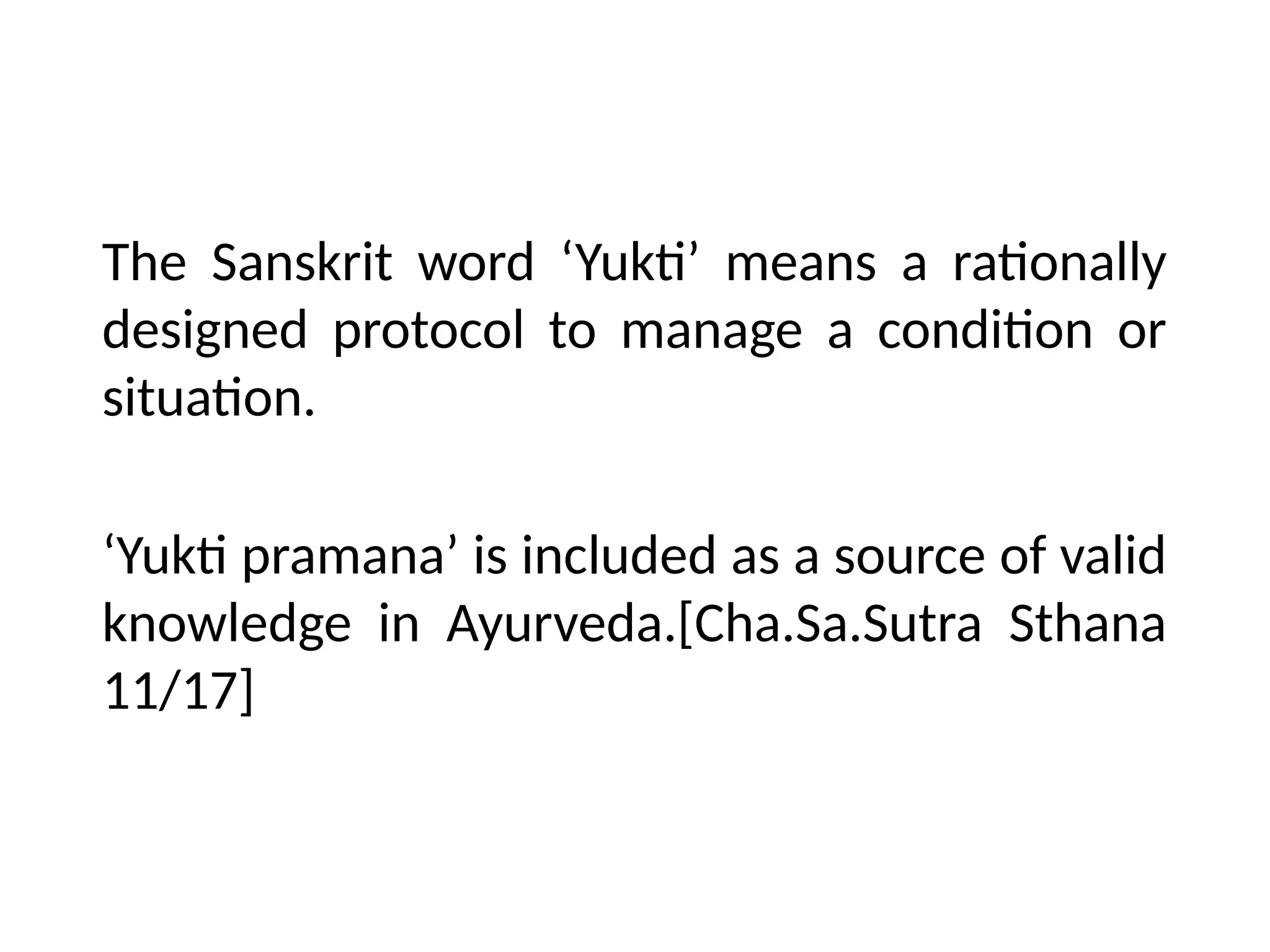 yukti praman 2nd paper of padarth vijnana 1st prof.BAMS