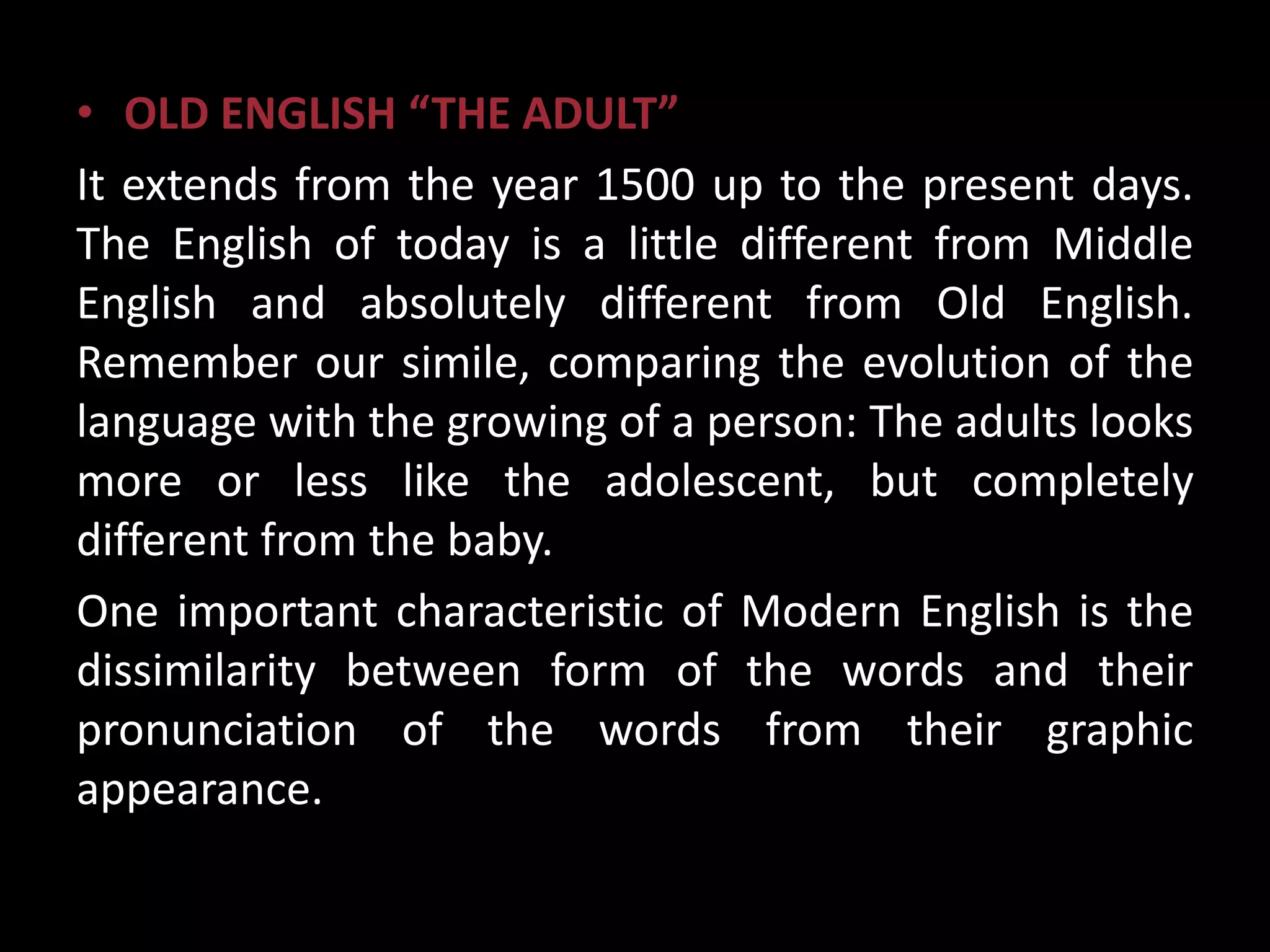 A brief history of English Language | PPTX