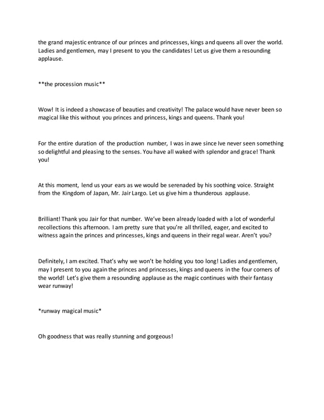 Yuletide Celebration Emcee Script | DOCX | Awards Shows | Events