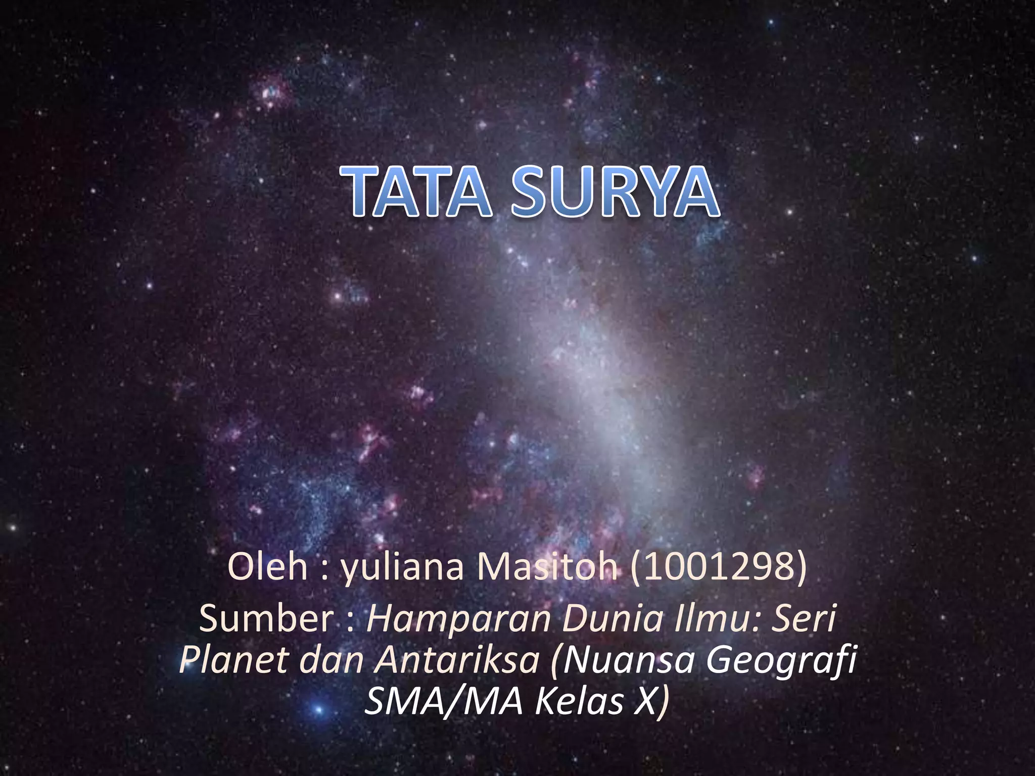 Powerpoint: Tata Surya | PPTX