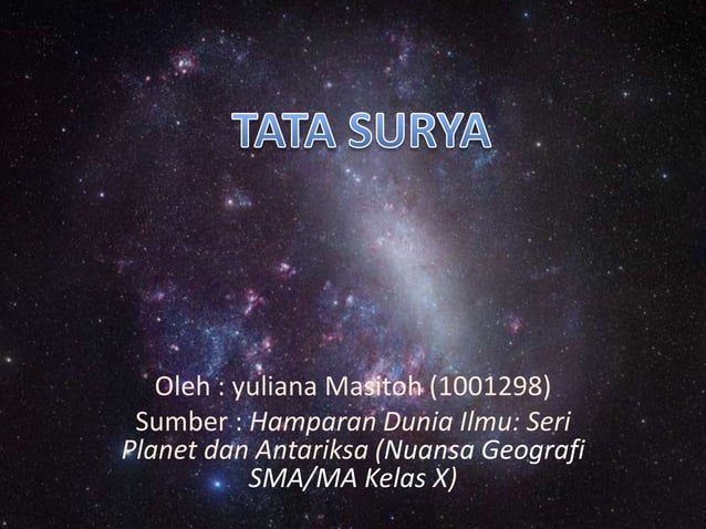 Powerpoint: Tata Surya | PPTX