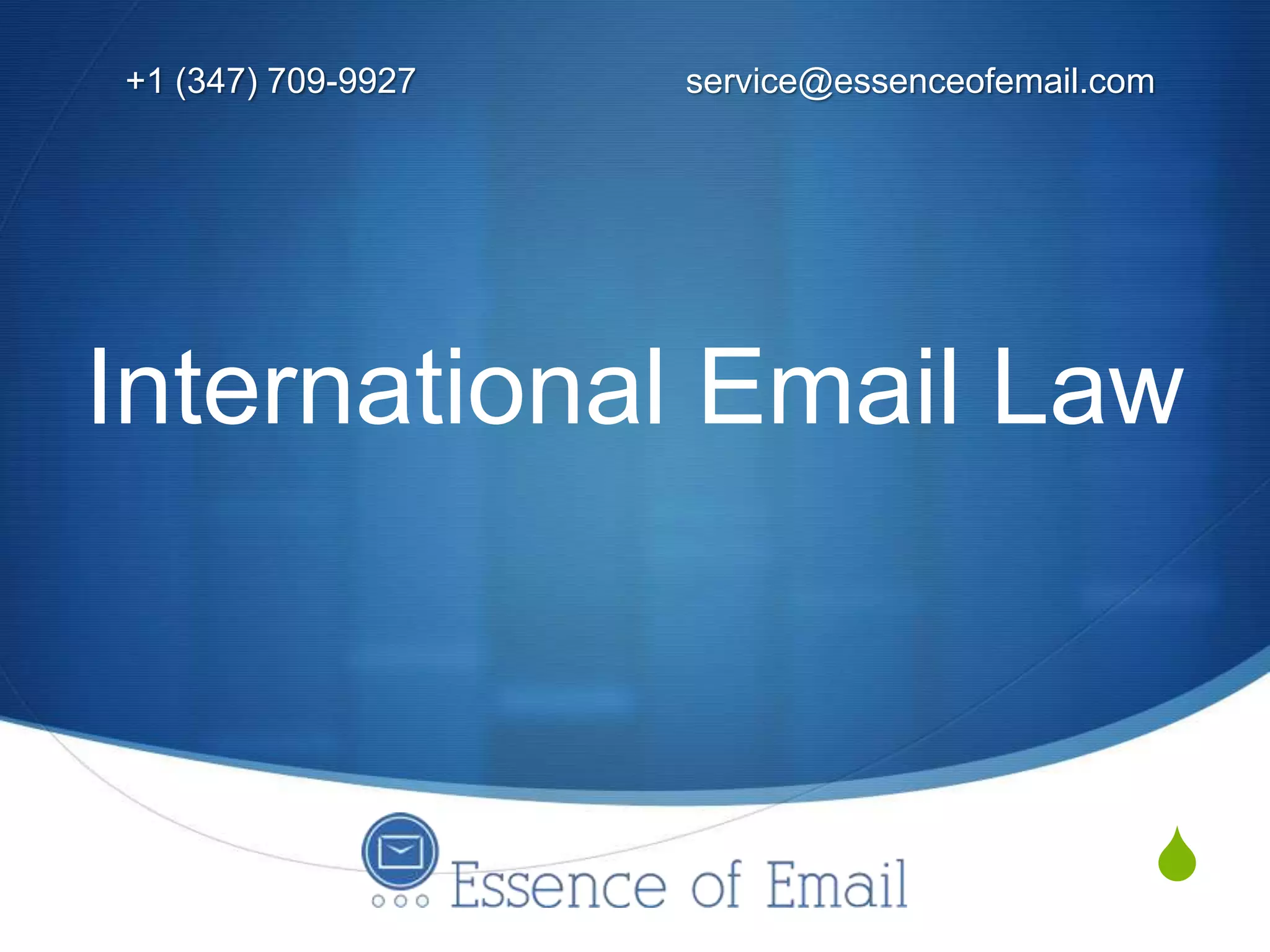 International Email Law | PPTX