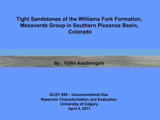 Yulini piceance apr3 | PPT