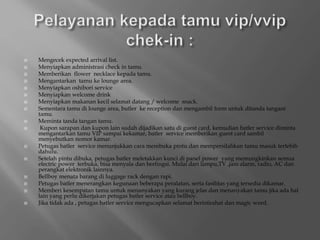 HANDLING GUEST VIP CHECK-IN | PPTX
