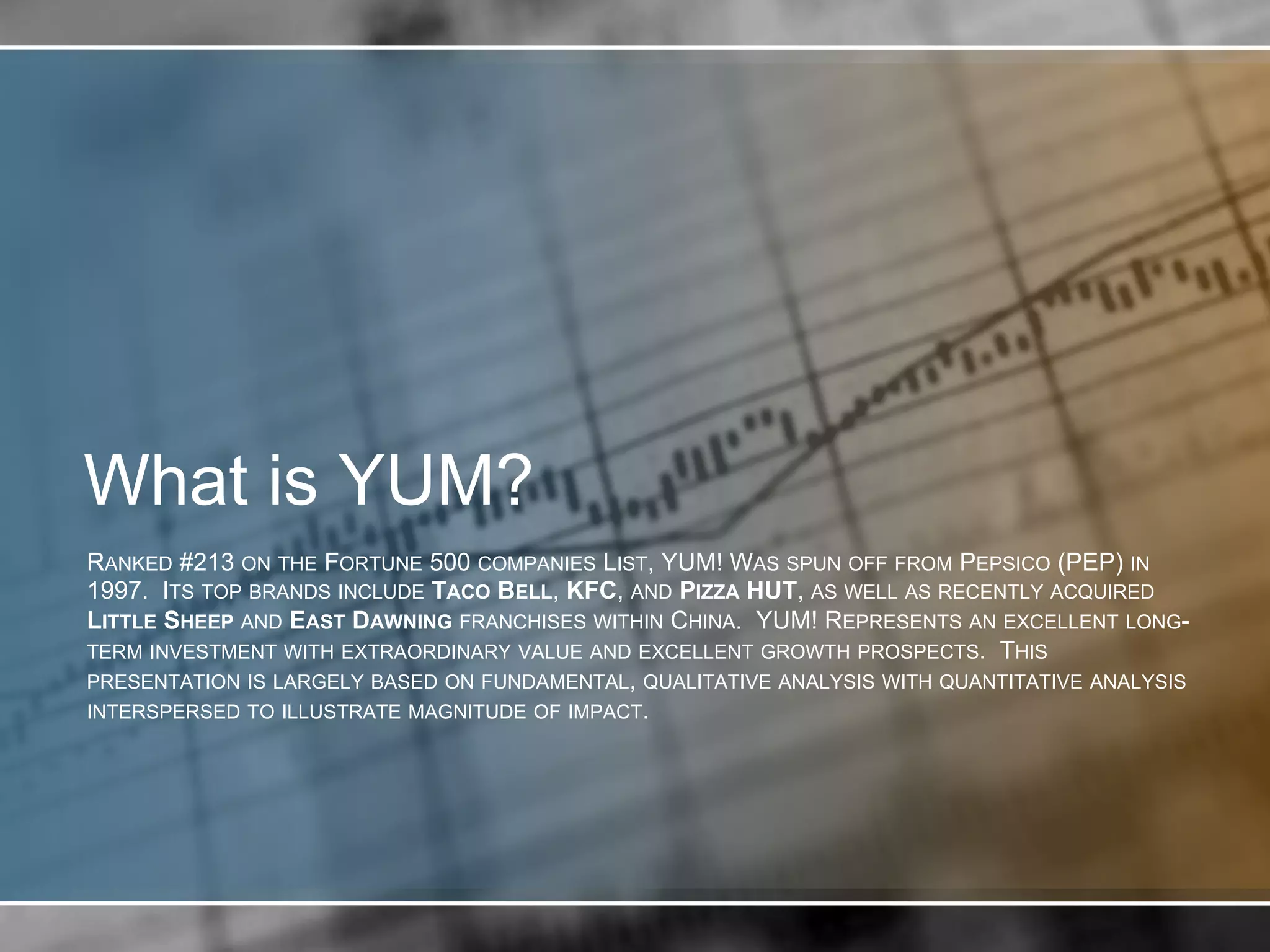 Yum! brand presentation | PDF