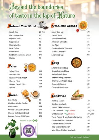 Yummy Tummy Cafe & Lounge Menu | Designed by Trending Branding Digital ...
