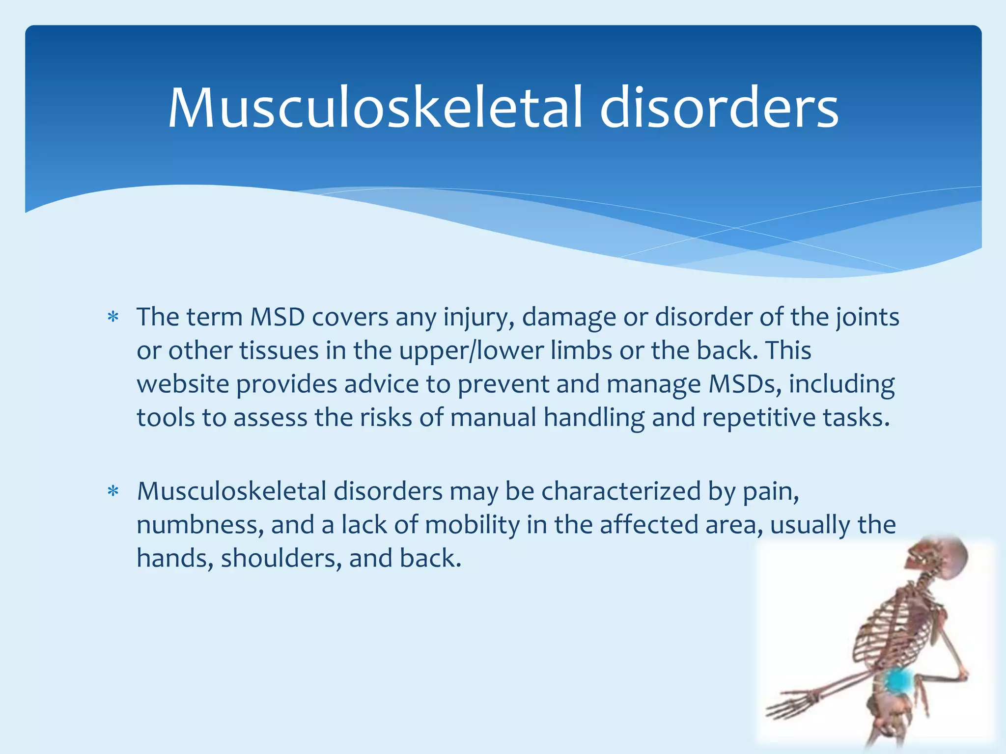 OSHA Regulations - Ergonomics | PPTX