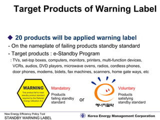 Reports of National Standby Power Consumption and Targeted Policies ...