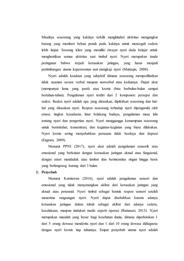 Yuniarti da lp nyeri akut revisi | DOCX