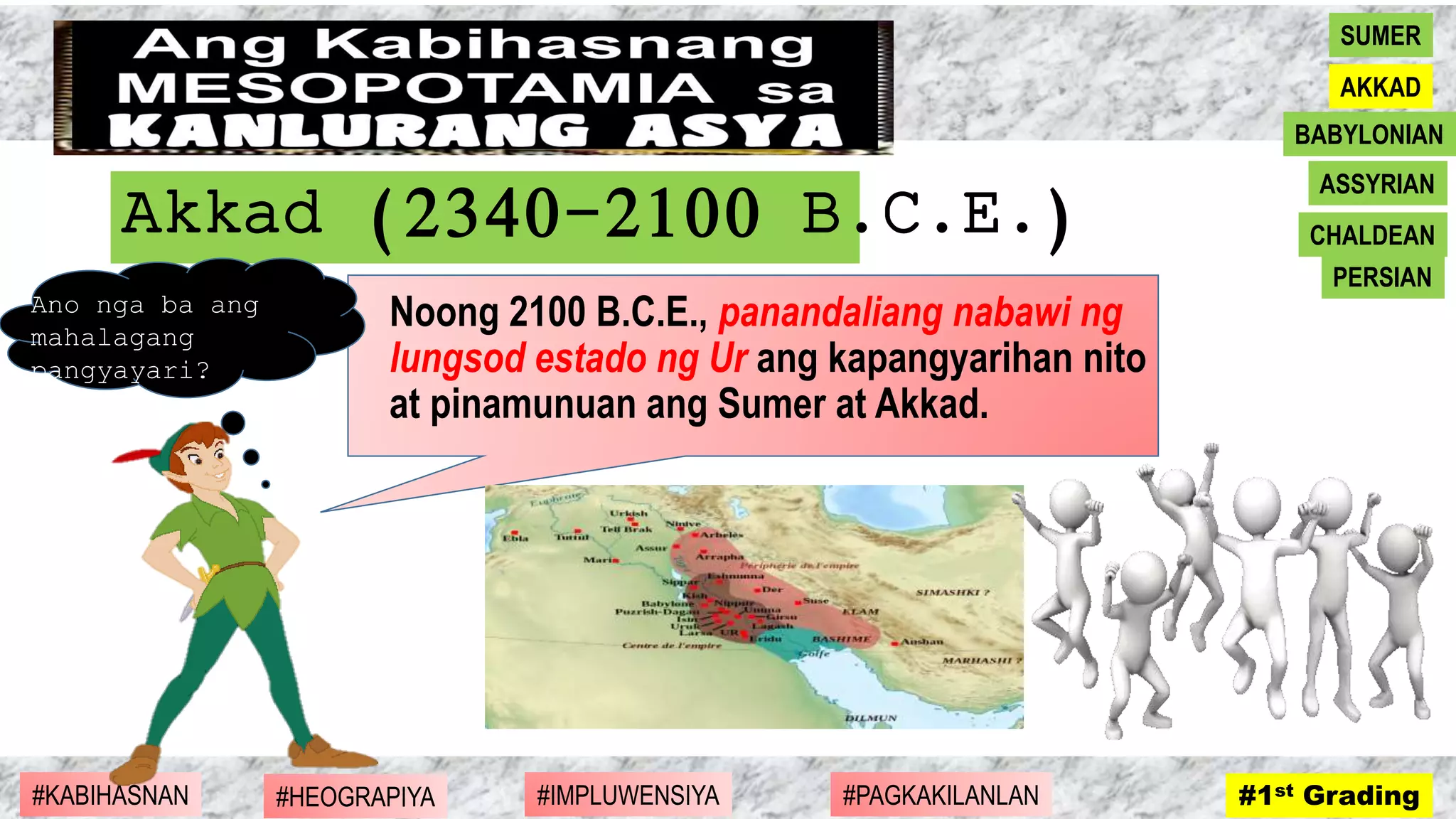 Kabihasnang Mesopotamia sa Kanlurang Asya | PPTX