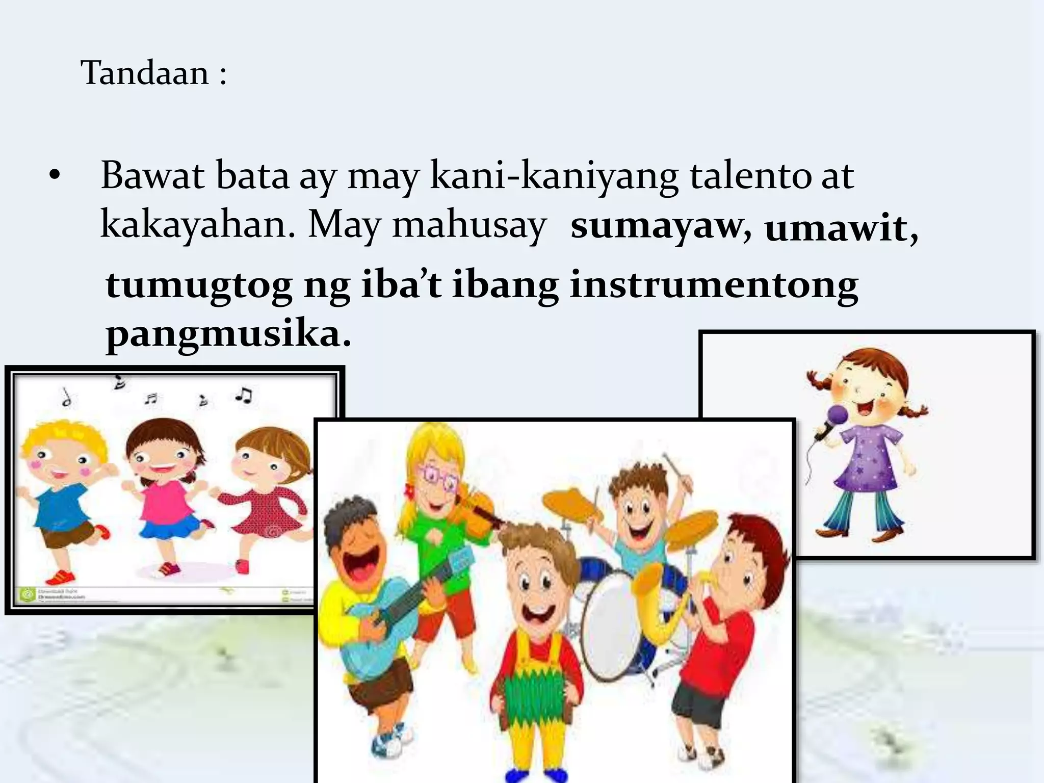 Yunit 1 aralin 1 Pagkilala sa iyong Kakayahan | PPTX