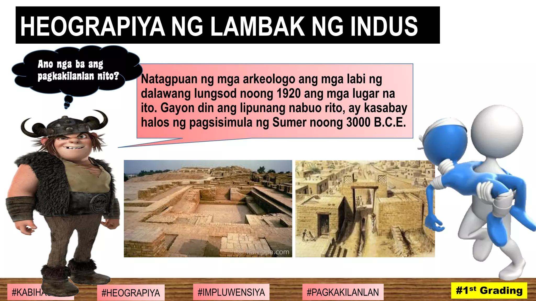 Kabihasnang Mesopotamia sa Kanlurang Asya at Kabihasnang Indus sa Timog ...