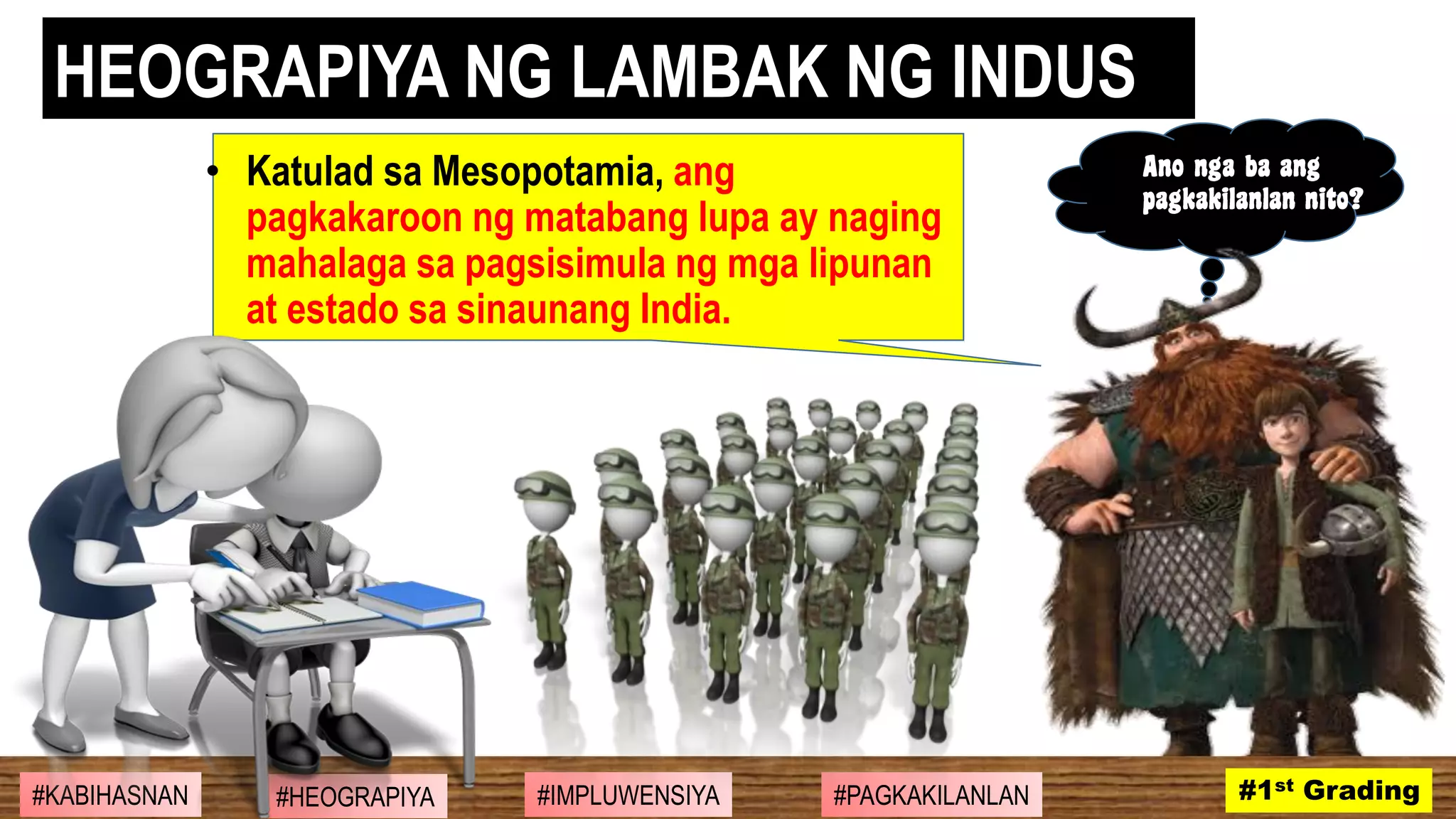 Kabihasnang Mesopotamia sa Kanlurang Asya at Kabihasnang Indus sa Timog ...