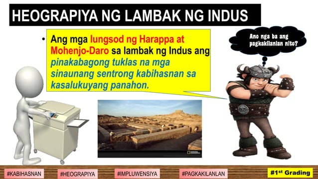 Kabihasnang Mesopotamia sa Kanlurang Asya at Kabihasnang Indus sa Timog ...